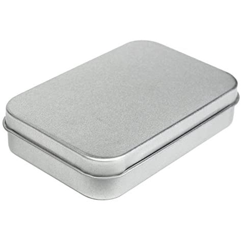 (2 PACKS) Metal Tin Tobacco Snuff Box Container Business Card Holder ...