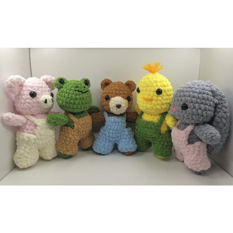 Animal 🐻🐰🐷🐥🐸 Crochets | Shopee Singapore