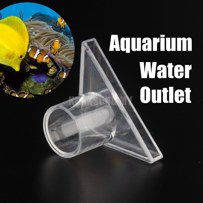 Aquarium Water Outlet Clear Color Duckbill Pipe Head Fish Tank ...