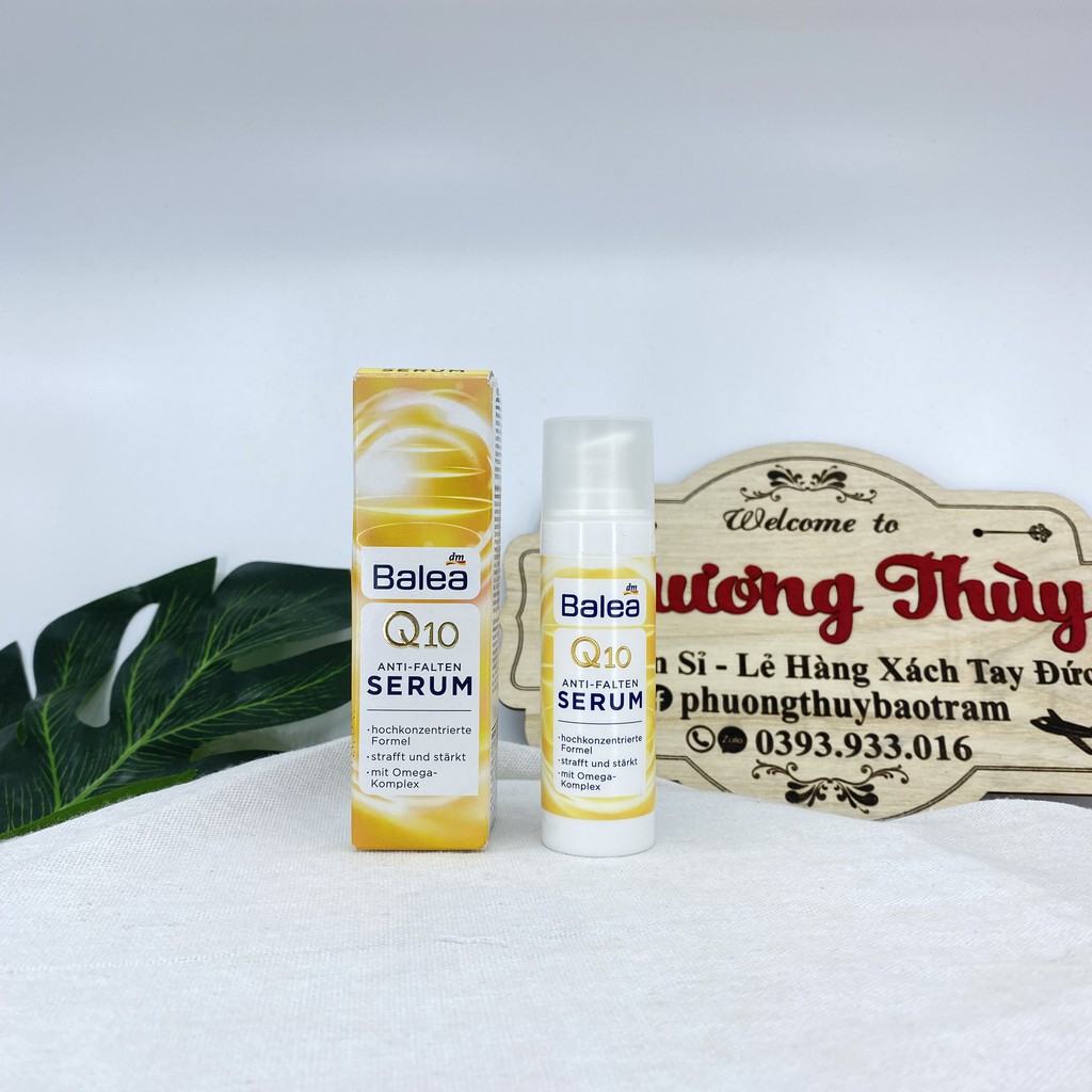 Balea Q10 Anti Falten Serum 30ml helps to nourish the skin, reduce ...