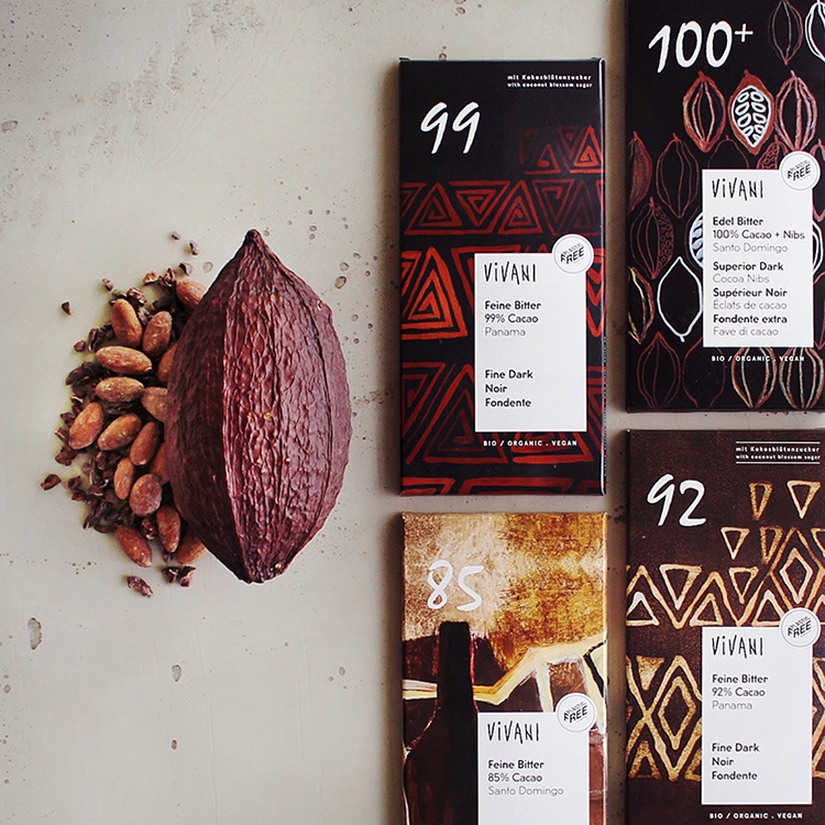 Vivani German Selection 85% 92% 99% 100% Dark Chocolate Chips (80g) | Shopee Singapore