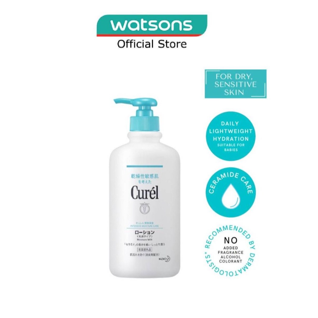 CUREL Moisture Milk Body Lotion 410ml | Shopee Singapore