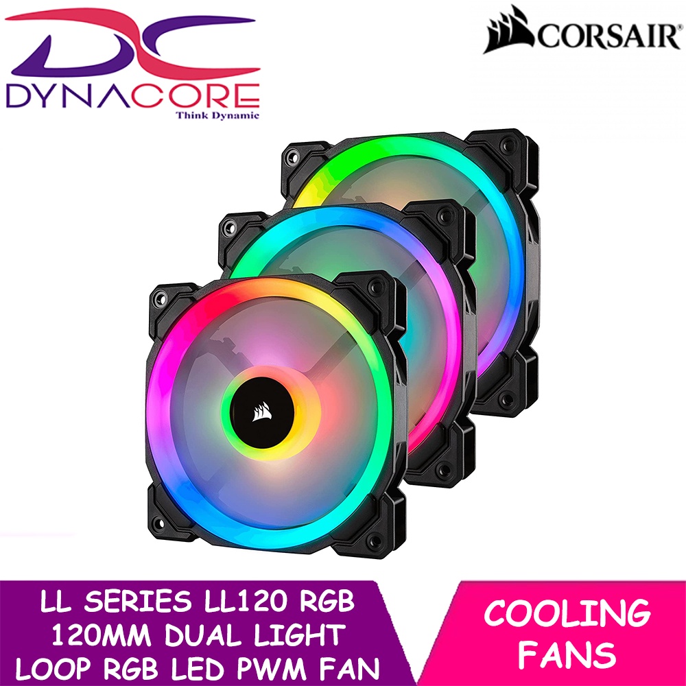 DYNACORE - Corsair LL Series LL120 RGB 120mm Dual Light Loop RGB LED ...
