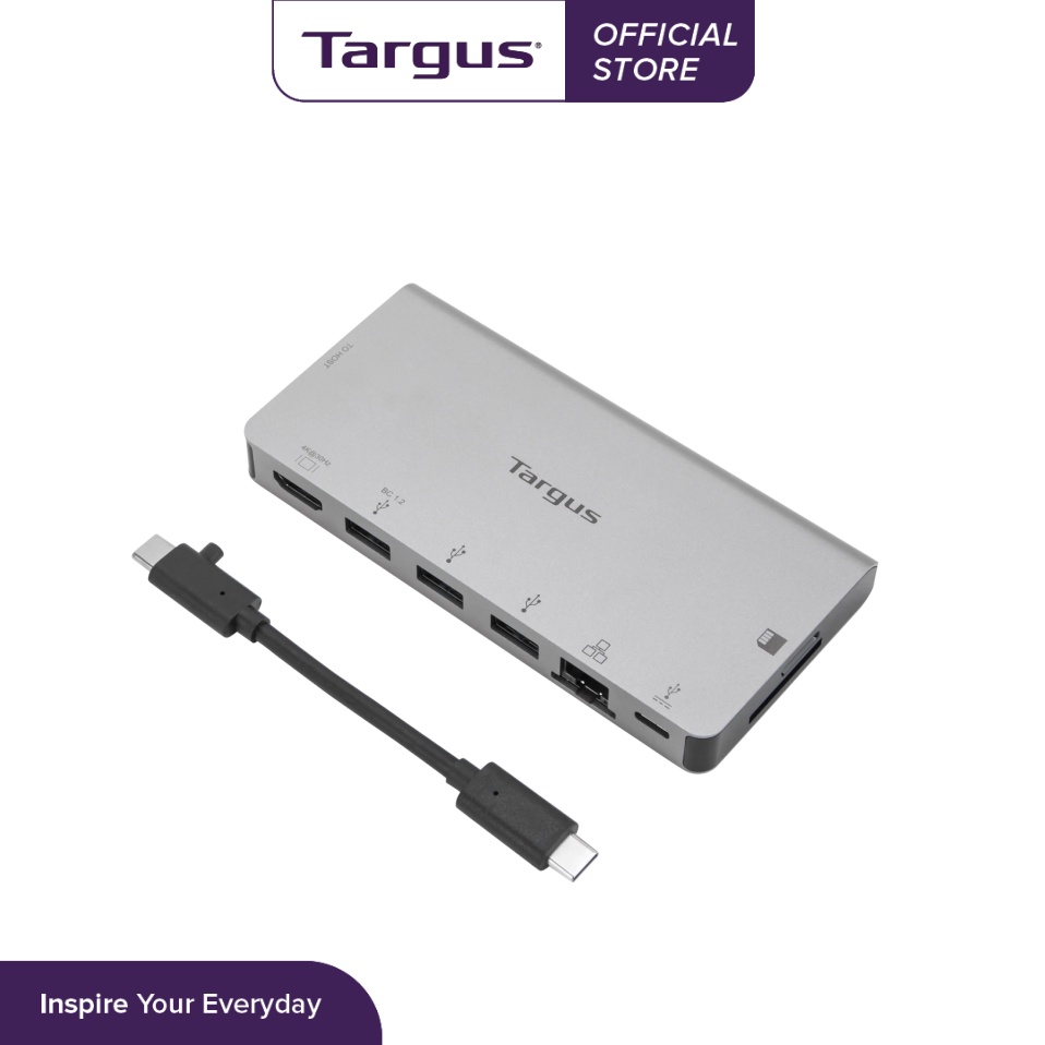 Targus USB-C Single Video 4K HDMI Docking Station with Card Reader and ...