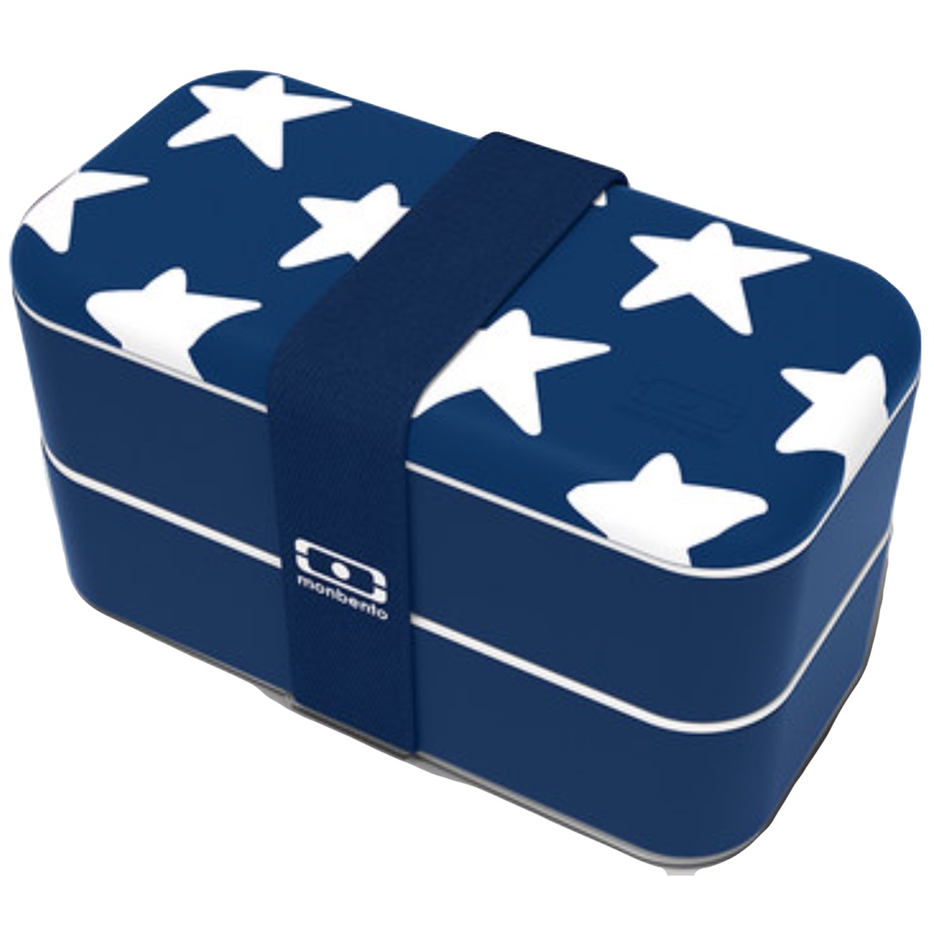 [PROMO: Get 1 FREE Lunch Bag & 1 Set of Utensils] Monbento Navy Star ...