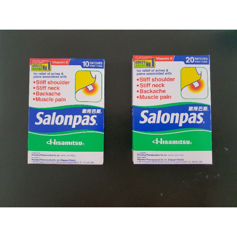 Salonpas Muscle and pain relief patch | Shopee Singapore