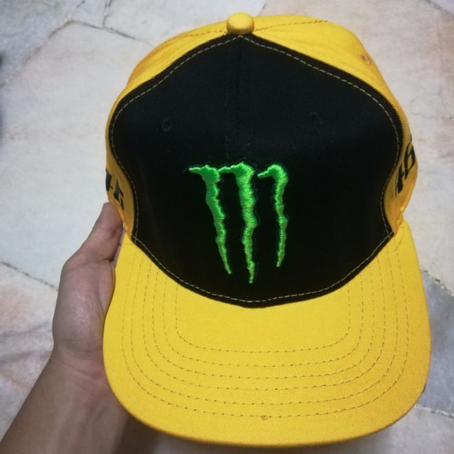 Monster Yamaha VR 46 Snapback Cap | Shopee Singapore