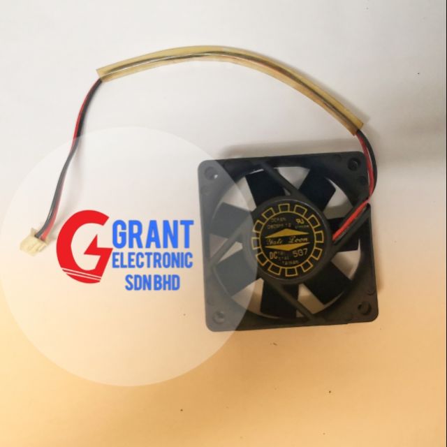 Yate Loon DC 12v 2pin CPU PC cooling fan 60*60*20mm DC12V | Shopee ...