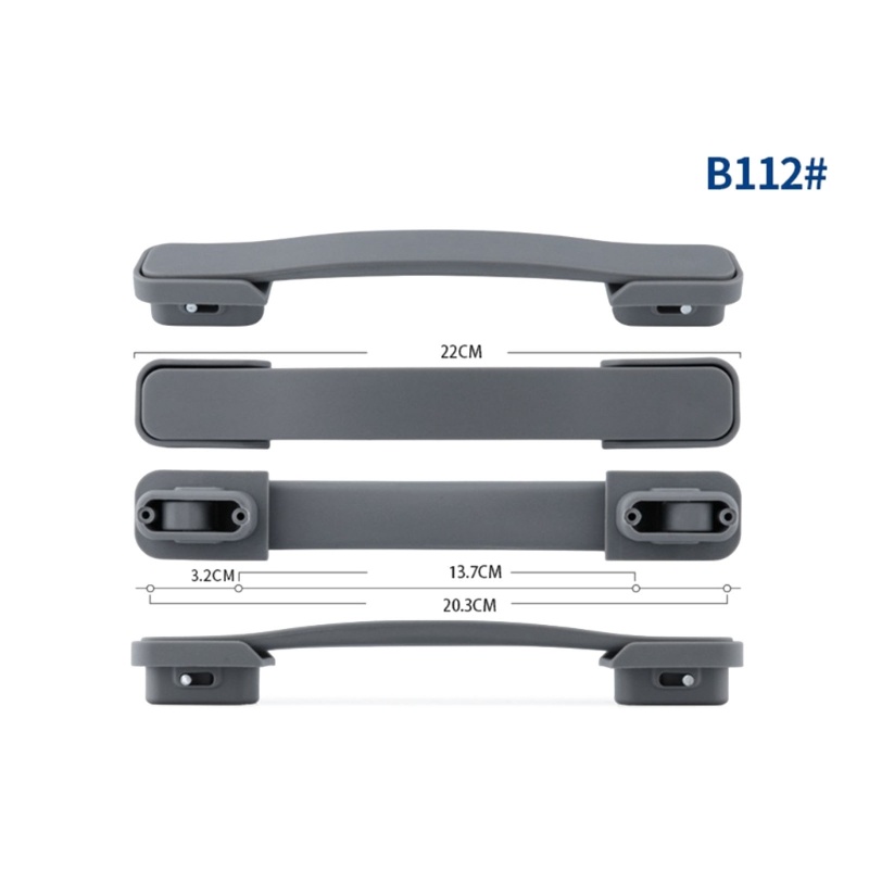 OMG Suitcase Luggage Case Plastic Spare Strap Flexible Handle Grip ...