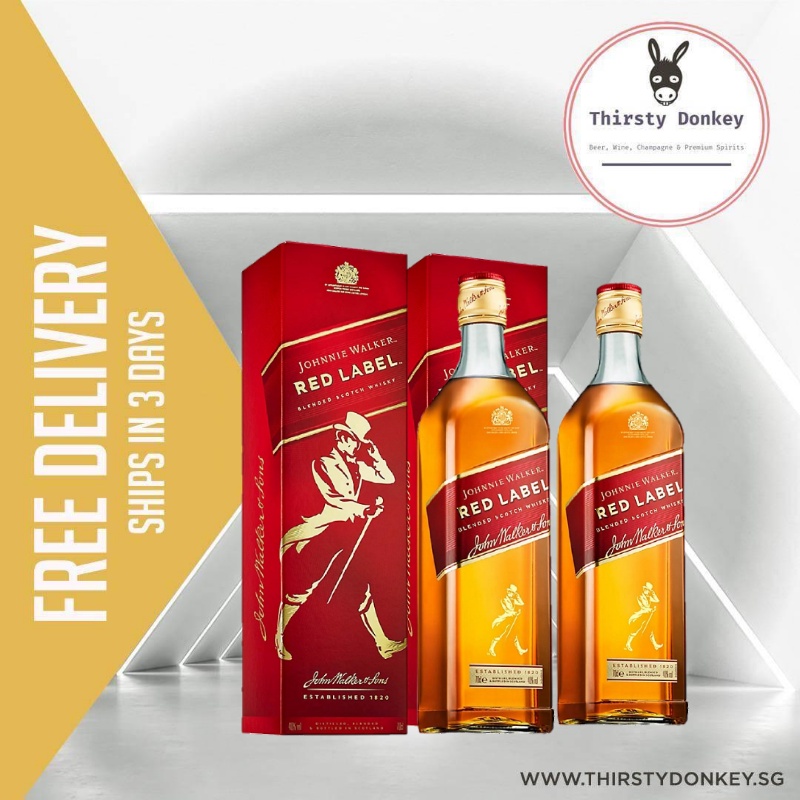 Johnnie Walker Red Label 700ml (Bundle of 2) | Shopee Singapore