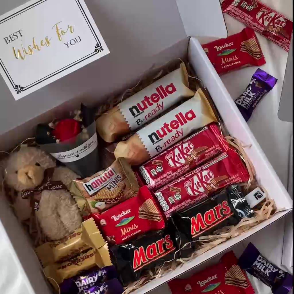 Surprise Box Chocolate Kotak Hadiah Coklat 巧克力 礼盒 Anniversary Birthday ...