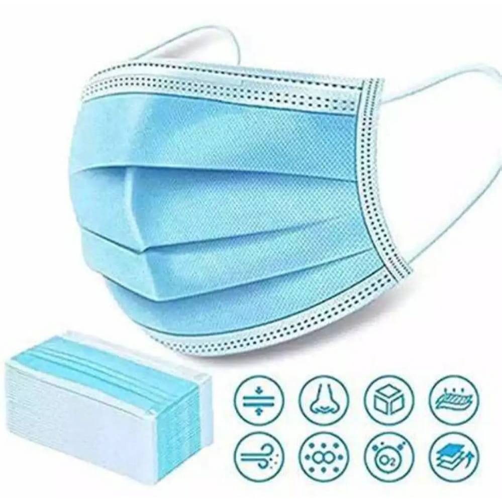 3ply Mask 3 ply earloop disposable mask Medical surgical mask facial ...