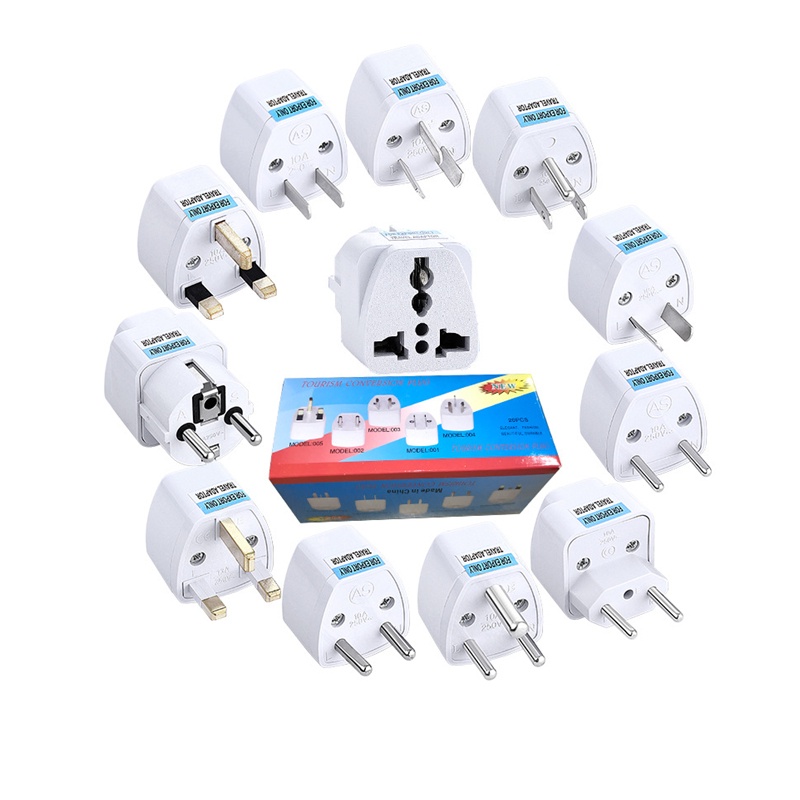 Universal Multi-Country Conversion Plug EU/UK/US/DE/AUS Travel Adapter ...