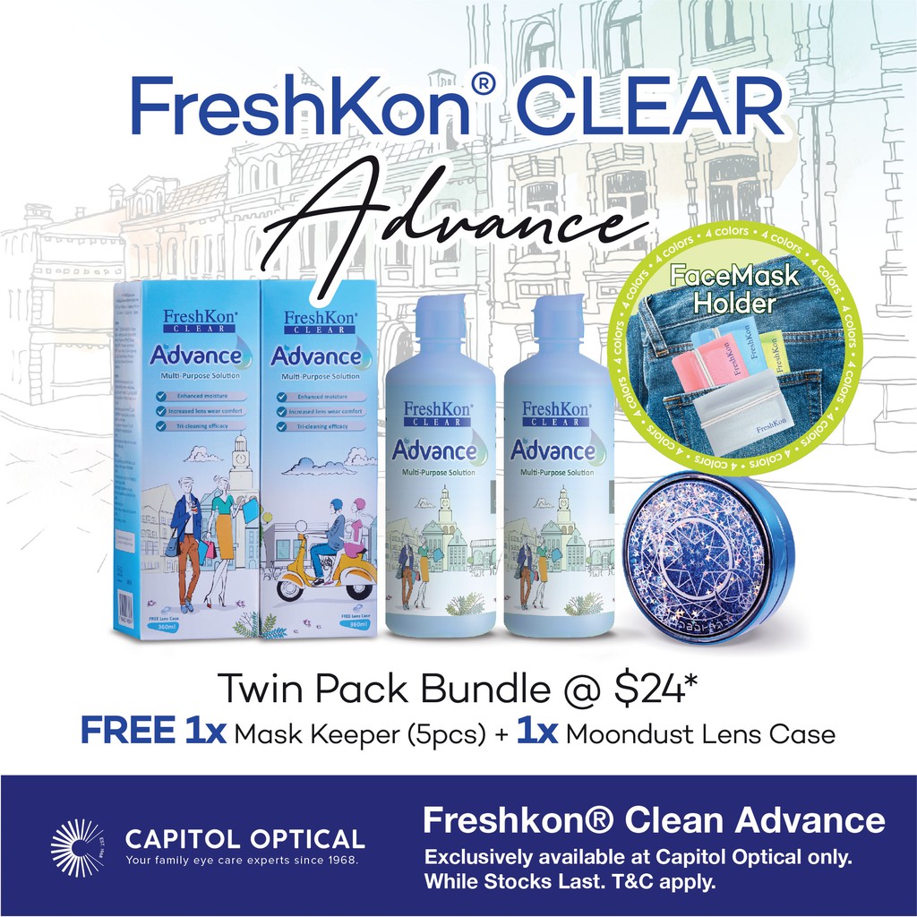 FreshKon® CLEAR Multi-Purpose Solution 360ml | Shopee Singapore