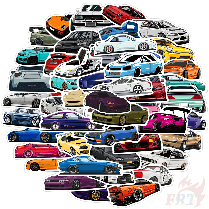 HellaFlush： SuperRun Supercar Series 04 - JDM Racing Cars Stickers ...