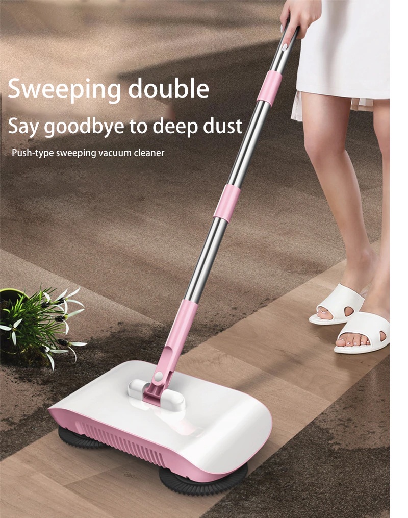 Hand Push Mop Sweeper All-in-one Mop Sweeper Magic Broom Dustpan ...