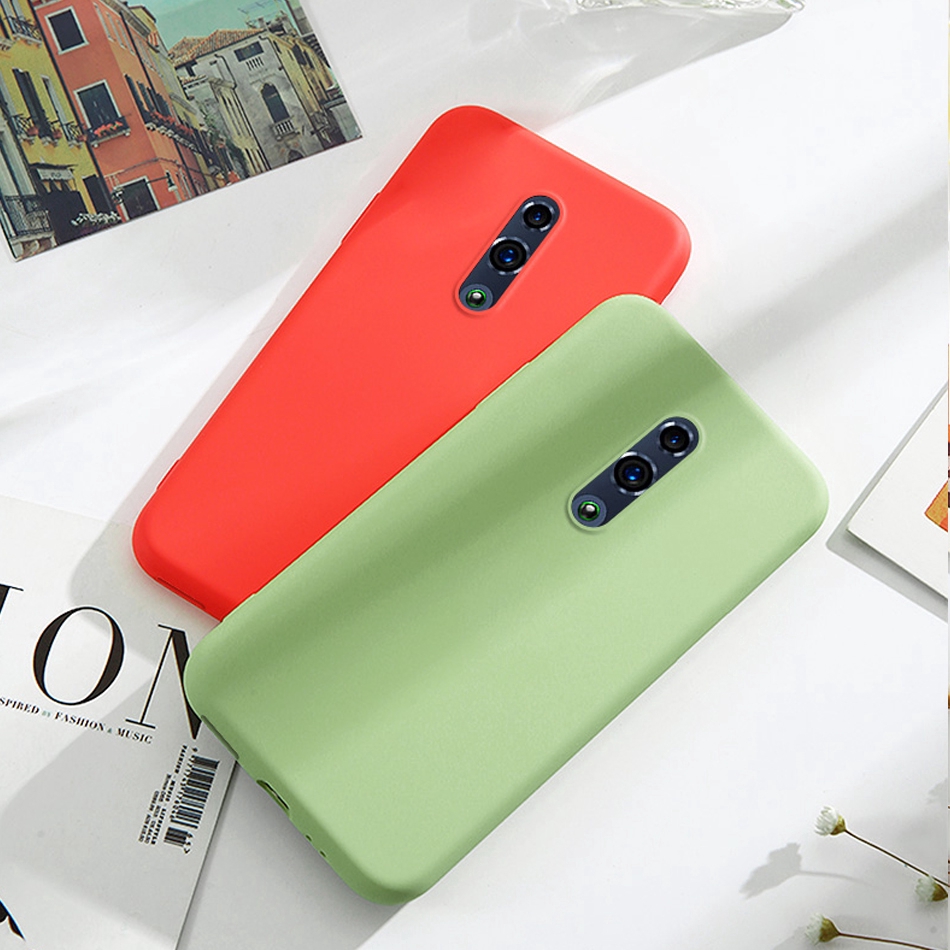 OPPO Reno Case Original Liquid Silicone Shockproof Case for Reno 2 2Z ...