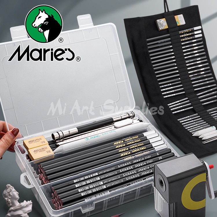 【Mi Art Supplies】Marie's Sketching Pencil Set Sketch Drawing Pencils ...