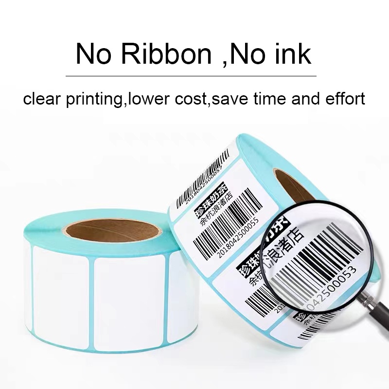 Waterproof Thermal Label Thermal Sticker Roll Printing Paper for A6 ...