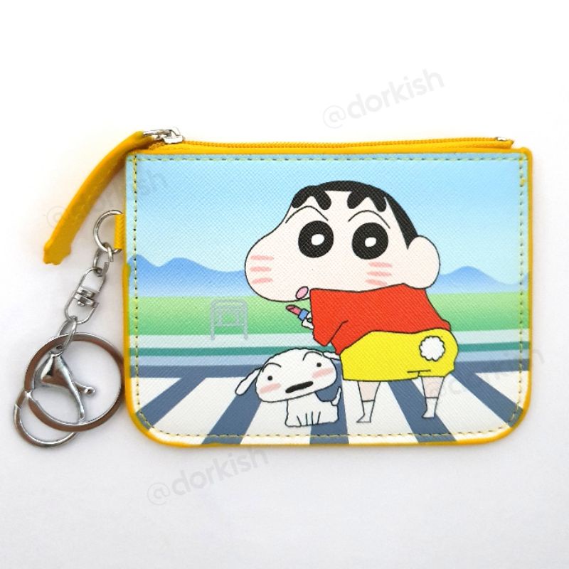 Crayon Shinchan Shin Chan Shiro 蜡笔小新 Ezlink Card Pass Holder Coin Purse ...