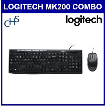 Logitech MK200 Media Combo (920-002693) 3 years SG warranty | Shopee ...
