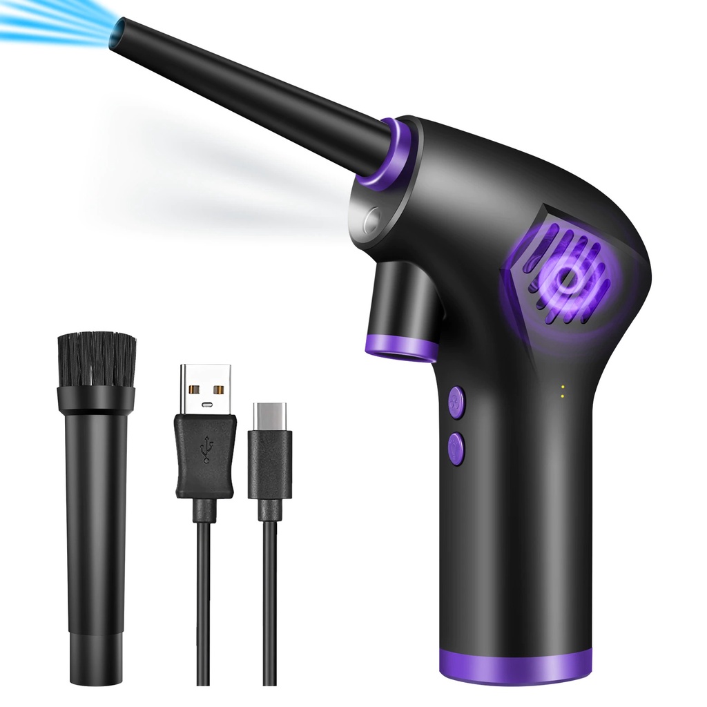 SMARTECK Air Duster Cordless Electric Air Blower 15000mAh 45000 RPM 70M ...