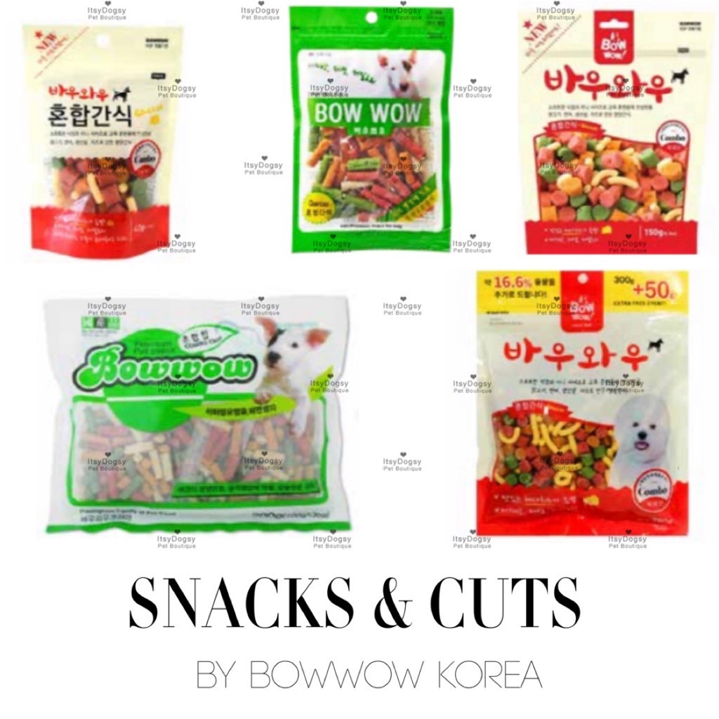 Bow Wow Mixed Cut Snacks Dog Treats | Shopee Singapore