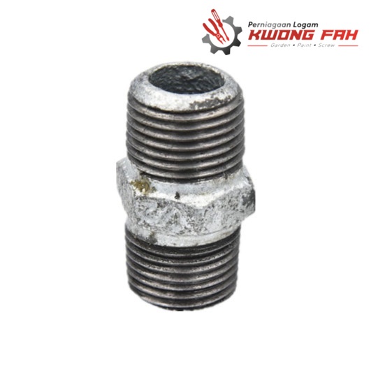 GI Nipple / Gi Fitting / Pipe Fitting / Paip Besi / Saluran Paip Besi ...