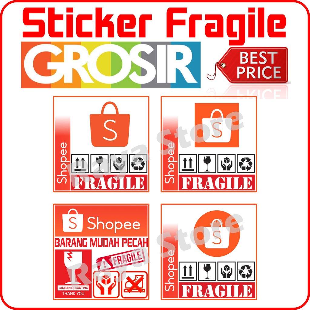 Fragile Label Sticker | Shopee Singapore