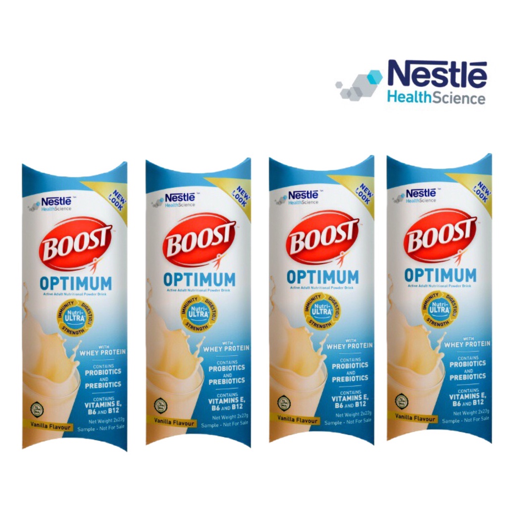 [Bundle of 4] Boost Optimum 22g x 2 Sachets | Shopee Singapore