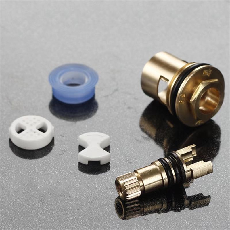 Faucet valve core single cold faucet universal copper ceramic valve ...