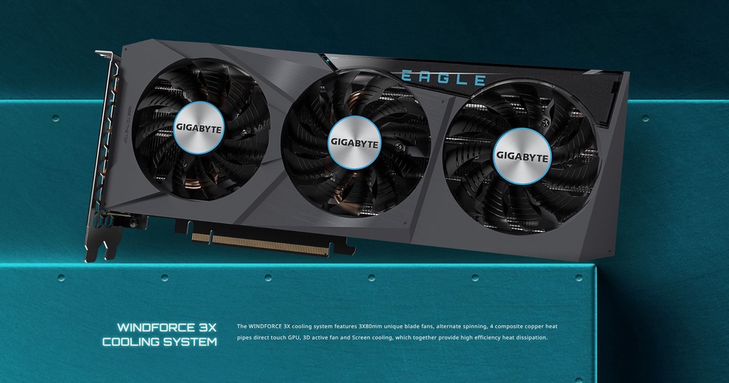 Gigabyte GeForce RTX 3070 EAGLE OC 8G (3 YEARS WARRANTY BY CDL TRADING ...