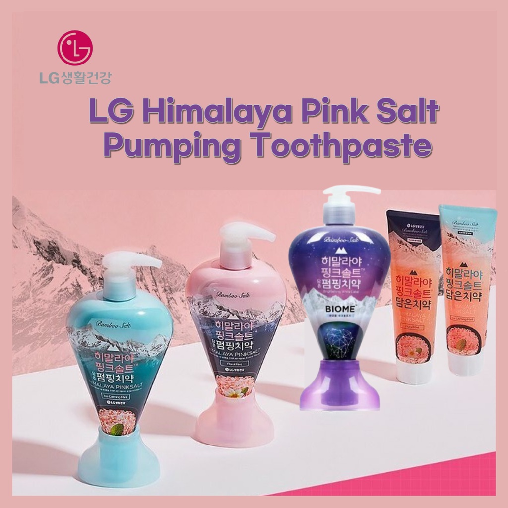 [LG PERIOE] Himalaya Pink Salt Pumping Toothpaste Ice Calming Mint ...