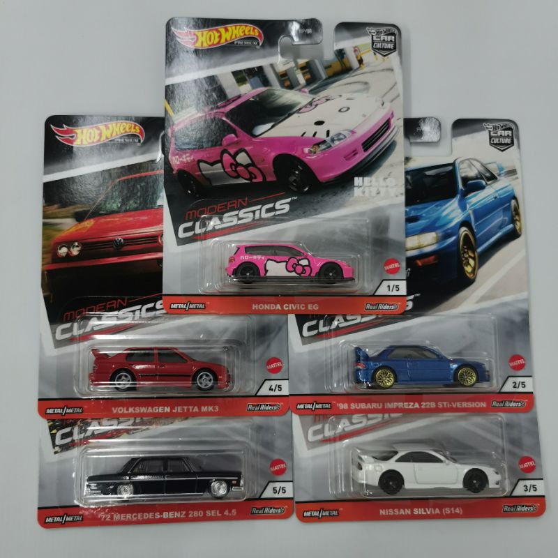 Hot WHEELS MODERN CLASSICS 2020 HONDA CIVIC EG HELLO KITTY PINK 72 ...