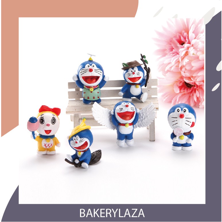 Doraemon Action Figure Cake Topper Decoration Birthday Party ...