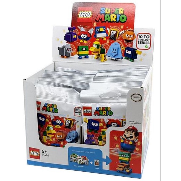 Lego 71402 Super Mario Character Packs – Series 4 (full box of 18 ...