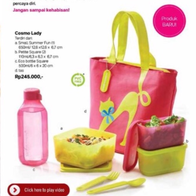 Tupperware cosmo lady set | Shopee Singapore