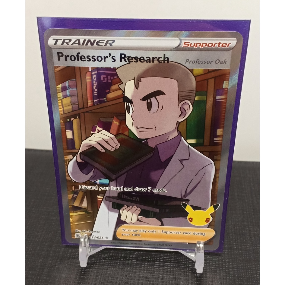 Pokemon TCG | Grade A | Professor Research (29/28) FA Ultra (EN Version ...