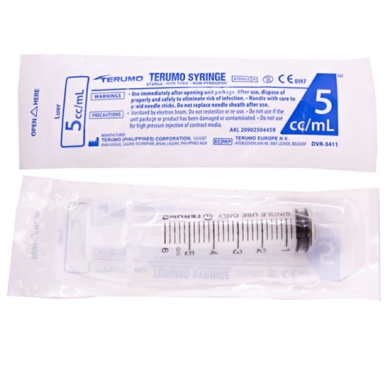 Terumo Syringe Luer Lock Tip Slip 5ml / 5cc | Shopee Singapore