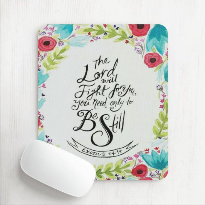 【SG STOCK】Christian Bible Verses Mouse Pad extremely precise mouse ...