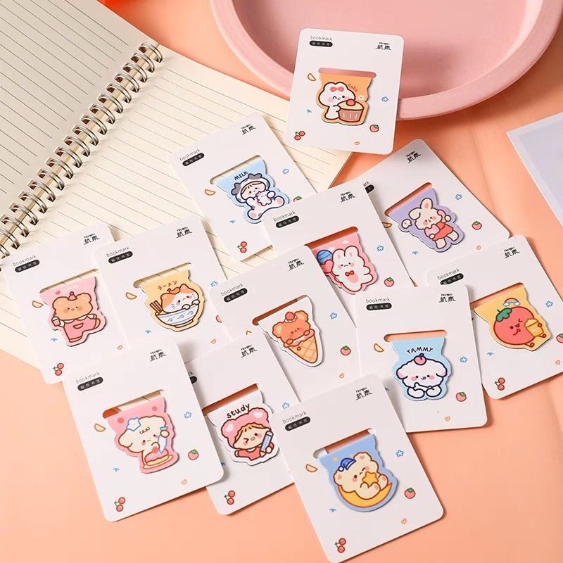 Cute Kawaii Mini Magnetic Cartoon Bookmarks - Kids, Children’s Day ...