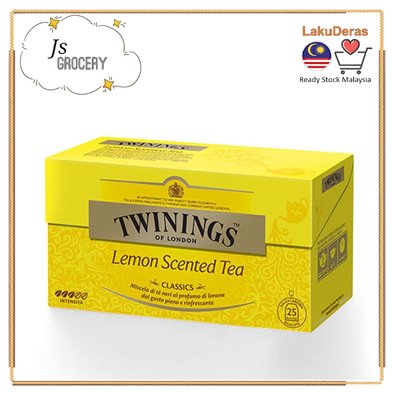 Twinings Lemon Scented Tea - 25 Tea Bags 柠檬香茶 Black Tea | Shopee Singapore