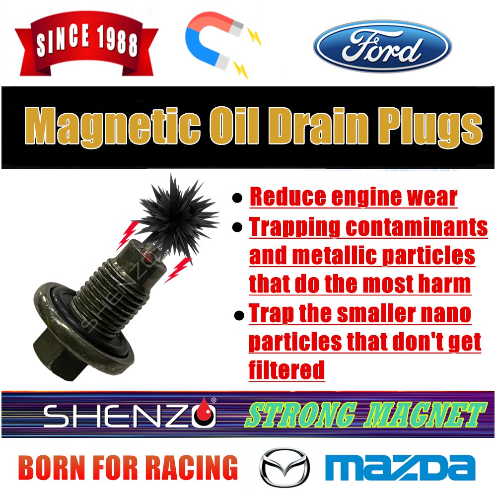 Ford Ranger T6 T7 T8 Oil sump nut Magnet DRAIN PLUG M14x1.5mm size ...