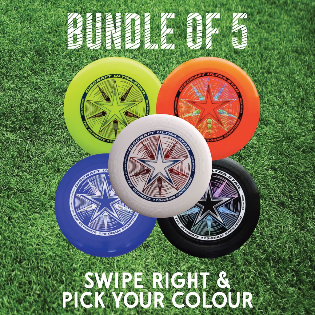 5 pcs Official 175g Discraft Ultrastar Ultimate Frisbee Disc - Choose ...