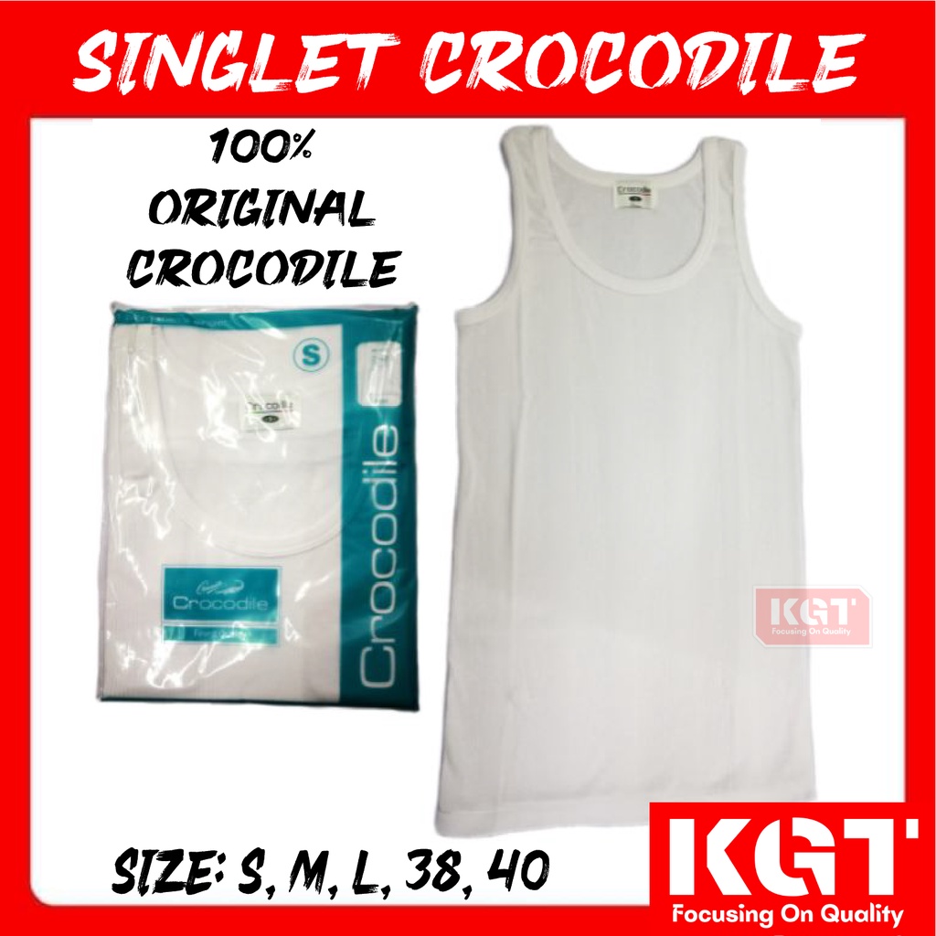 Singlet Dewasa Jenama CROCODILE (Men's Singlet Brand CROCODILE | Shopee ...