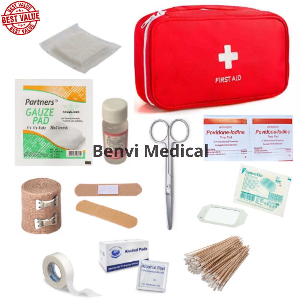 Emergency First Aid Kit Set with Pouch | Shopee Singapore