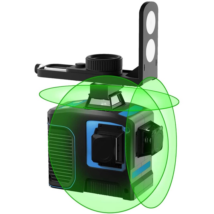 Hanmer LV3D Self-Leveling Laser Level 40m 3 Plane Leveling 3x360 Cross ...
