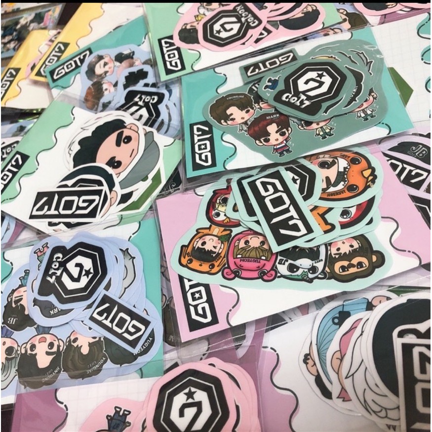 GOT7 Cute Cartoon Sticker | Shopee Singapore