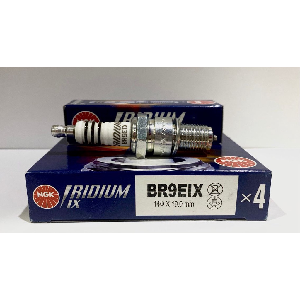 NGK IRIDIUM IX ORIGINAL Spark Plugs (BR9EIX) Husqvarna, Ninja, Ninja R ...