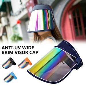 Anti-UV Solar Protection Sun Visor Cap Hat Face Cover Shield Summer for ...